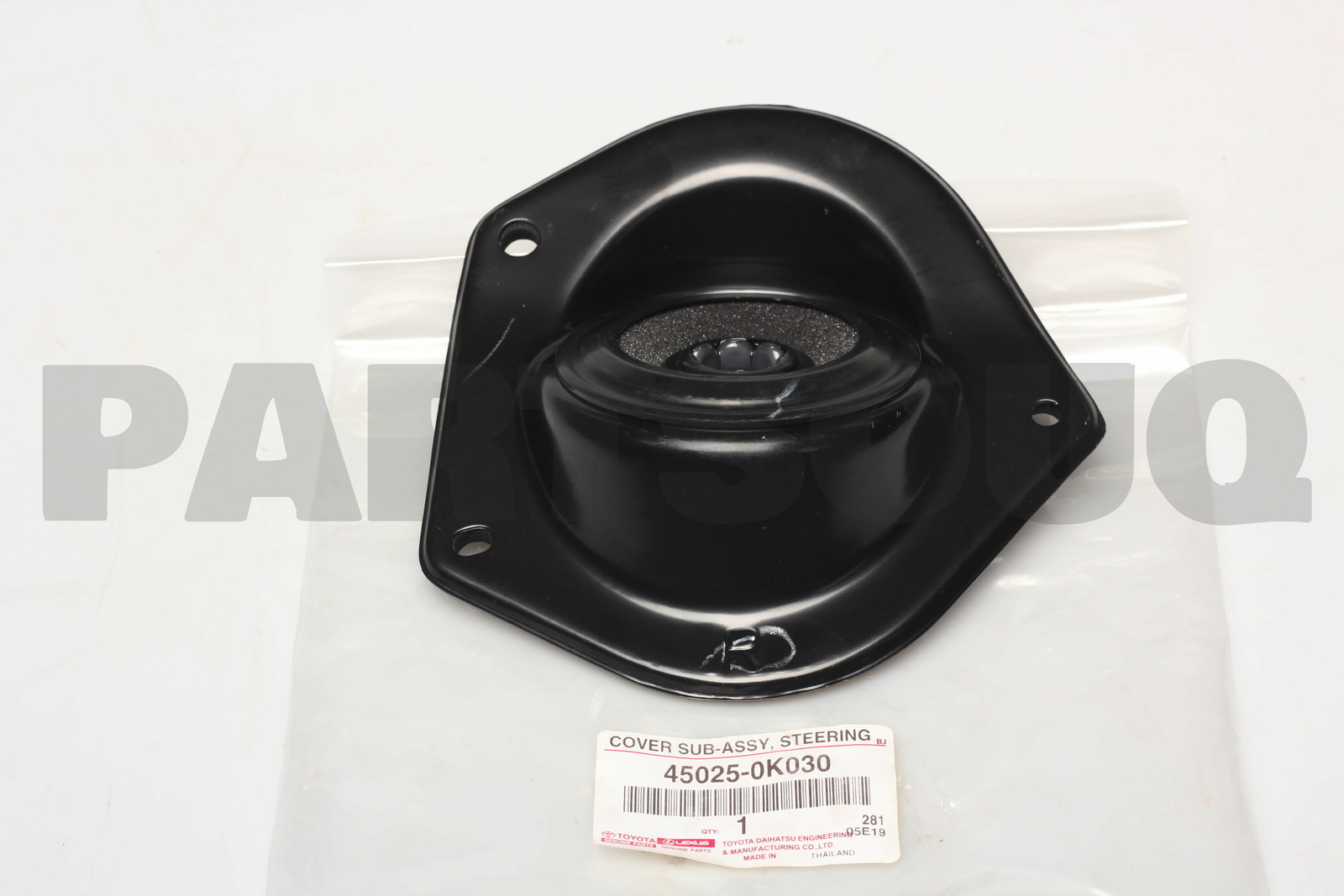 450250K030 Genuine Toyota COVER SUB-ASSY, STEERING COLUMN HOLE, NO.1 ...