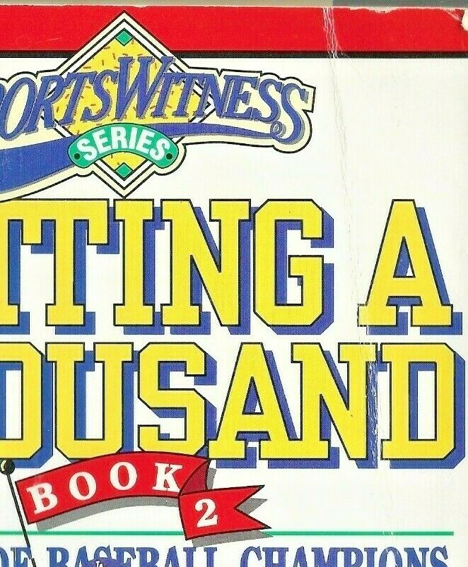 1990 Batting A Thousand Book 2 Profiles Baseball Champions Sports Witness Series | eBay
