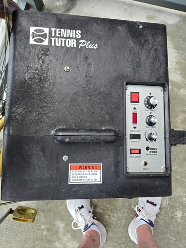 Tennis Tutor Plus Ball machine excellent condition | eBay