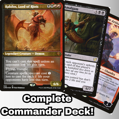MTG Commander EDH Deck Rakdos, Lord of Riots 100 Magic Cards Custom ...
