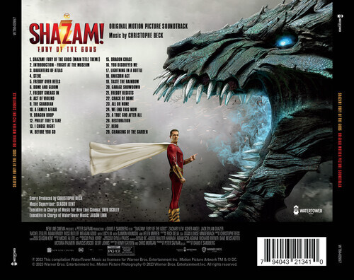Shazam! Fury of the Gods (Original Soundtrack) by Beck, Christophe (CD ...
