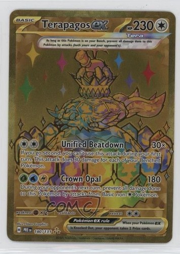 Hyper Rare - Terapagos ex Pokemon Prismatic Evolutions PRE #180 1da | eBay