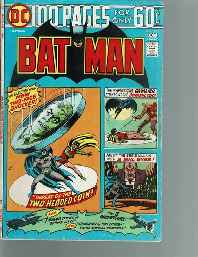 Batman 258 Two Face Robin 1st Arkham Asylum 100 pgs F/F+ | eBay