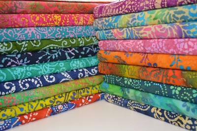 Bali Batik 100% Cotton Fabric Quilting, Dressmaking Craft, Summer Dress ...