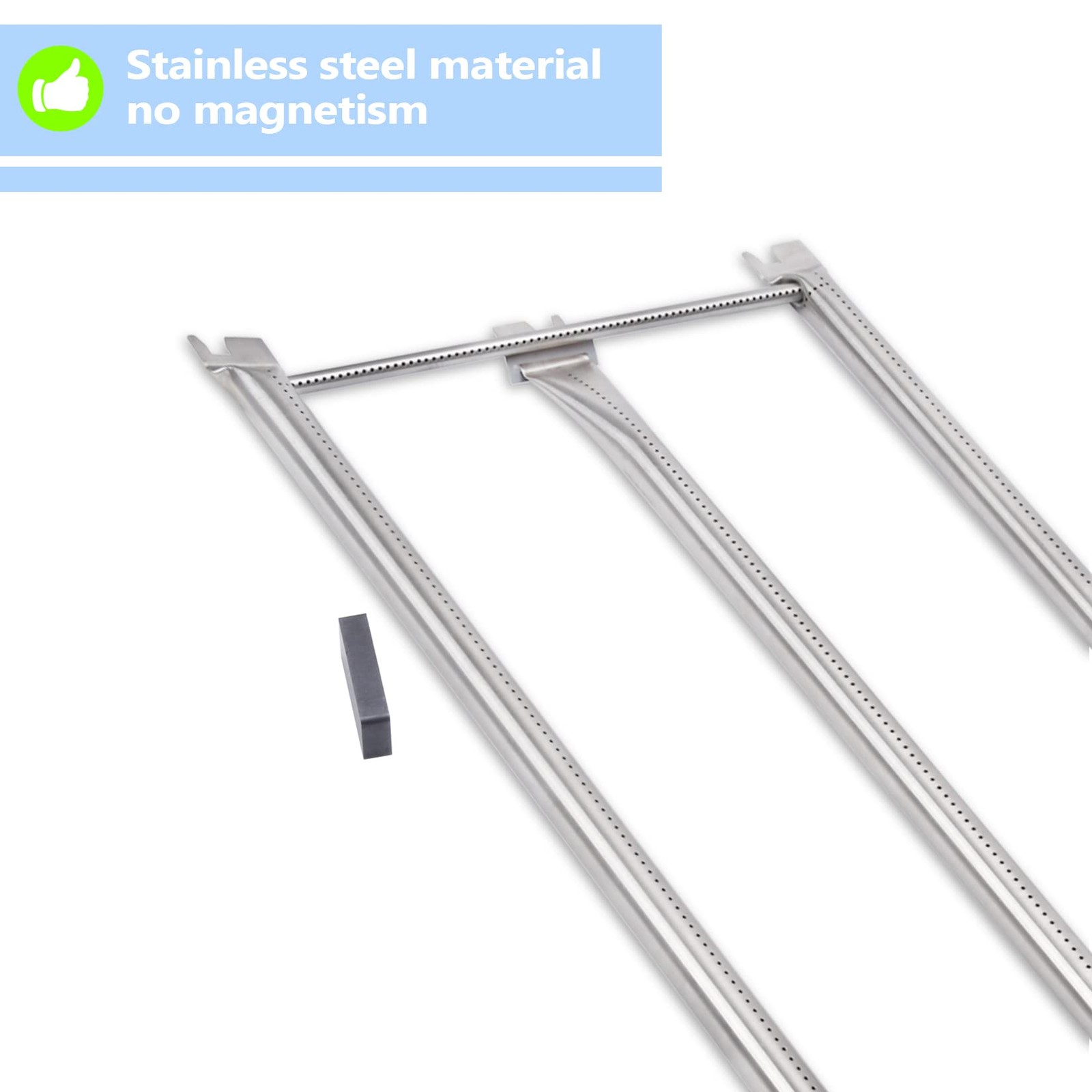 34-1/4in Burner Tube Set Replacement for GasGrill Model Stainless Steel ...