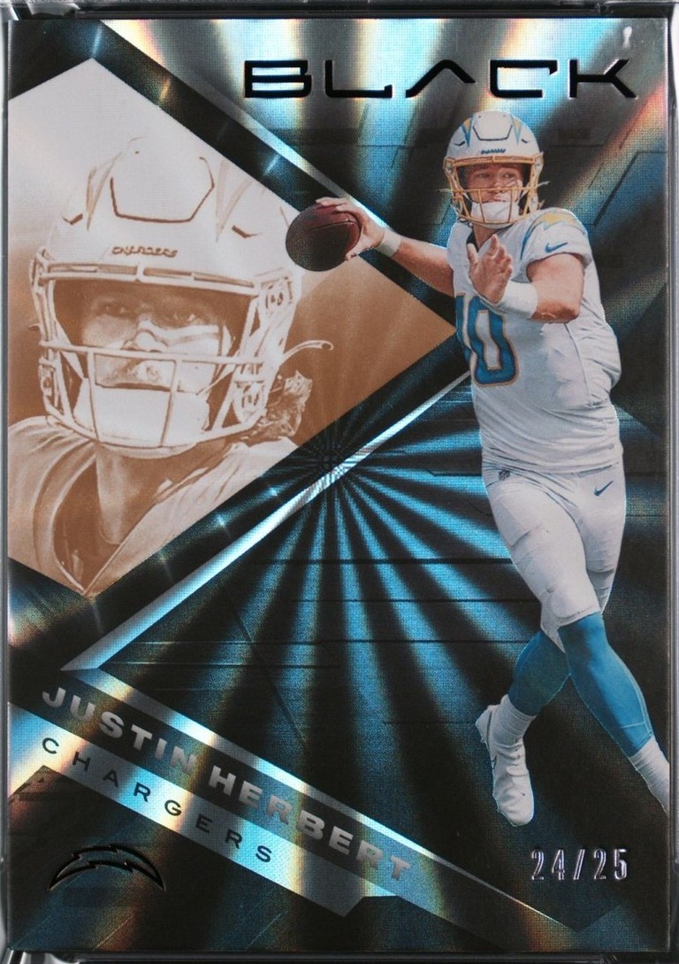 2022 Panini Black - Justin Herbert #69 for sale online | eBay