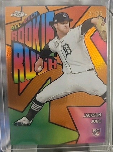 2025 Topps Chrome JACKSON JOBE #CERR-5 RC All Etch Rookie Rush Insert ...