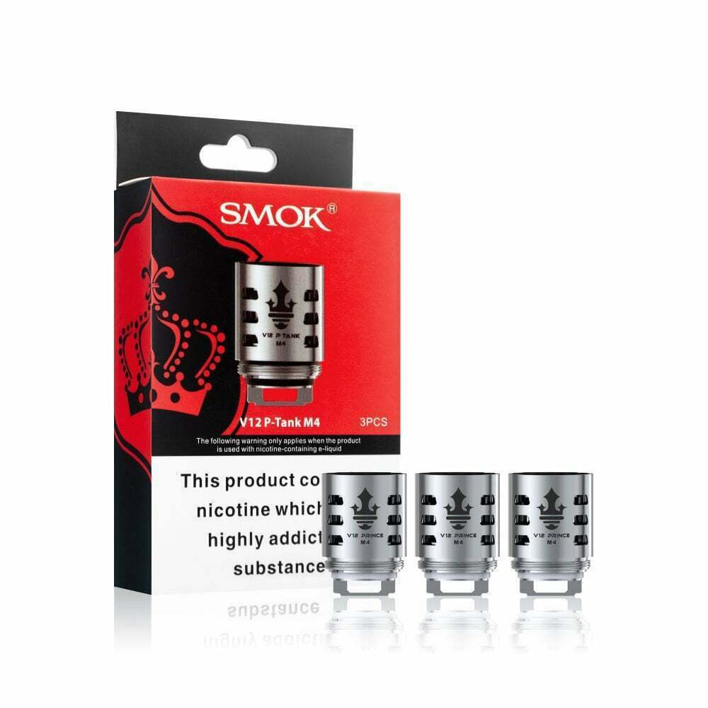 GENUINE SMOK PRINCE TANK COILS TFV12 M4 Q4 T10 Mesh Max Dual Triple V12 ...