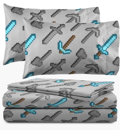 Minecraft "Isometric Characters" Kids Microfiber Sheet Set-AB07G9QLX1R6 ...