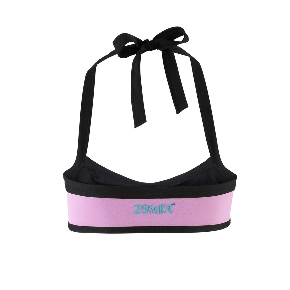 ZUMBA 2Pc.SET! Dance Fitness "Boogie Down" Light Sweats Pants + Halter ...