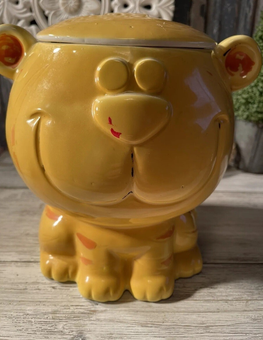 🚨🔥Holy Grail 1973 Holt Howard Tiger "Friends" Cookie Jar Japan 2686 ...