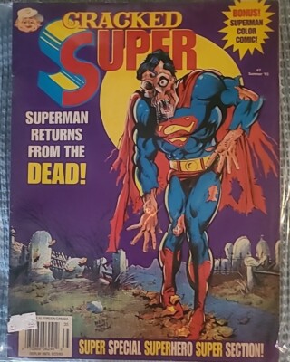 Cracked Super #7 Summer 1993 Superman Returns from the Dead Comic | eBay