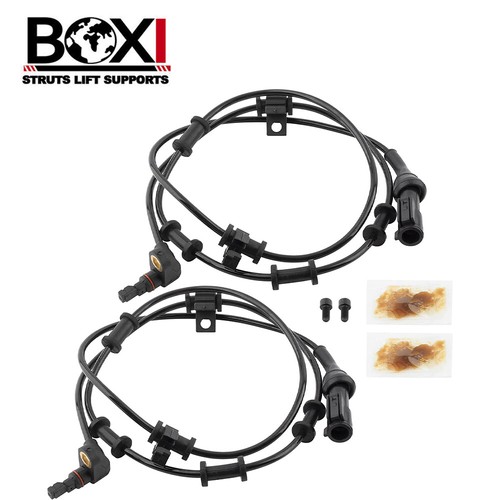 2X New ABS Wheel Speed Sensor Front For Ford Expedition Lincoln ...