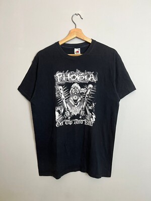 Vintage 00s Phobia Get Up And Kill Grindcore Band Tee Rare | eBay