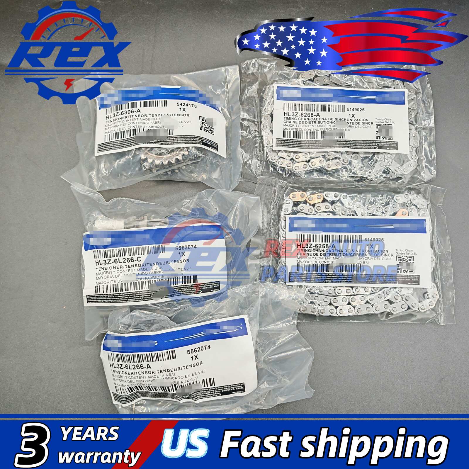 NEW OEM Timing Chain Kit For 17-24 Ford F150 3.5L Ecoboost HL3Z6268A ...