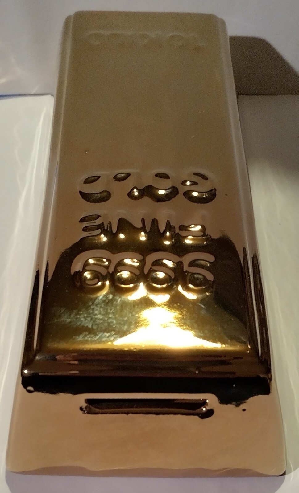 Alator Giftware Ceramic 9999 Fine Gold 10 Kilo Bar Moneybox /Bank | eBay UK