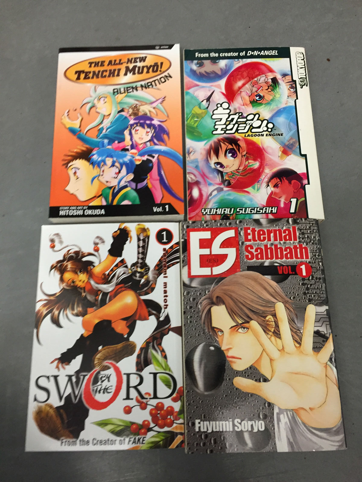 Action / Comedy First Volumes Manga Lot (Lagoon Engine, ES, Sword ...