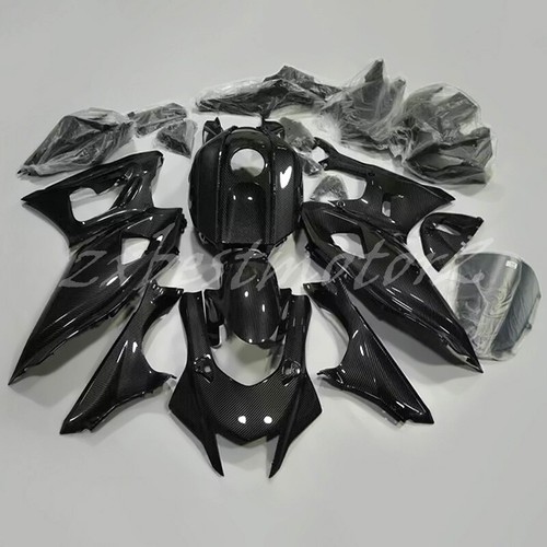 Black Carbon Fiber Painted Fairing Kit For Yamaha YZF R7 2022-2024 W ...