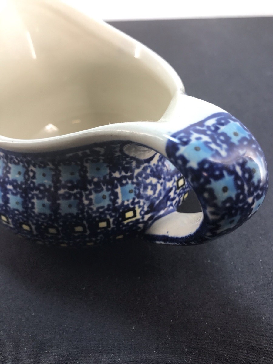 Polish Pottery Mosaic Flower Gravy Boat Images Pioneer Woman Frontier ...