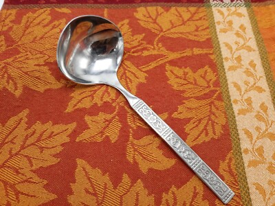 Oneida Community Stainless Flower Pattern Ladle 7 5/8 inches long ...