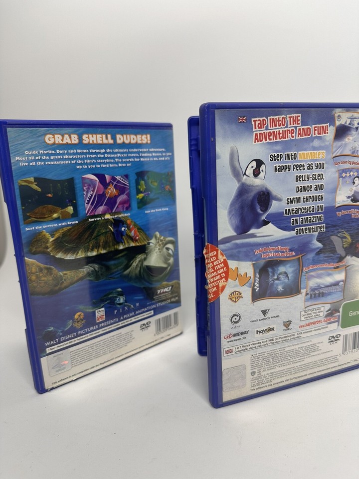 PS2 Games - Finding Nemo & Happy Feet - Complete with Manuals | eBay ...