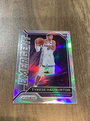 2020-21 Panini Prizm Tyrese Haliburton 29 Emergent Silver Prizm | eBay