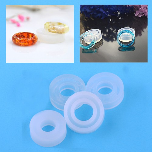 4x Silicone Ring Moulds Making Mold Casting Jewelry Hand Craft DIY 16-18/19MM Pd | eBay
