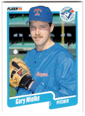 Gary Mielke 1990 Fleer Update #U-125 RC Texas Rangers Rookie | eBay