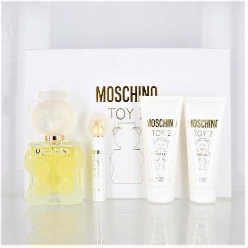 MOSCHINO TOY 2 by Moschino 4 PIECE GIFT SET - 3.4 OZ EAU DE PARFUM ...