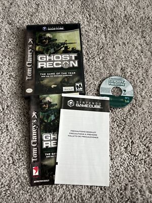 Tom Clancy's Ghost Recon (Nintendo GameCube, 2003) Complete with Manual ...