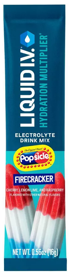 Liquid IV Firecracker Popsicle Hydration Multiplier Electrolytes Drink ...