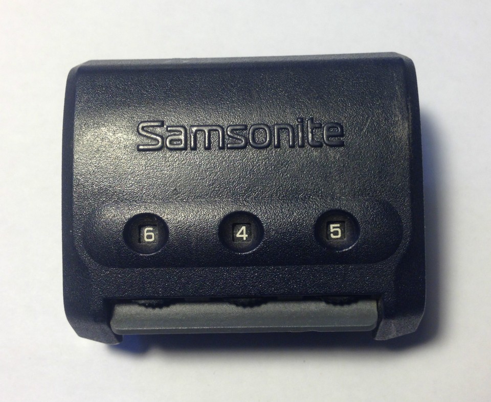 SAMSONITE replacement COMBINATION lock OYSTER epsilon SUITCASE spare ...