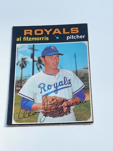 1971 O-Pee-Chee OPC Al Fitzmorris #564 (ROYALS) O-Pee-Chee High Numbers ...