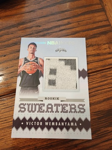 2023-24 Panini NBA Hoops - Rookie Sweaters #RSW-VWE Victor Wembanyama ...