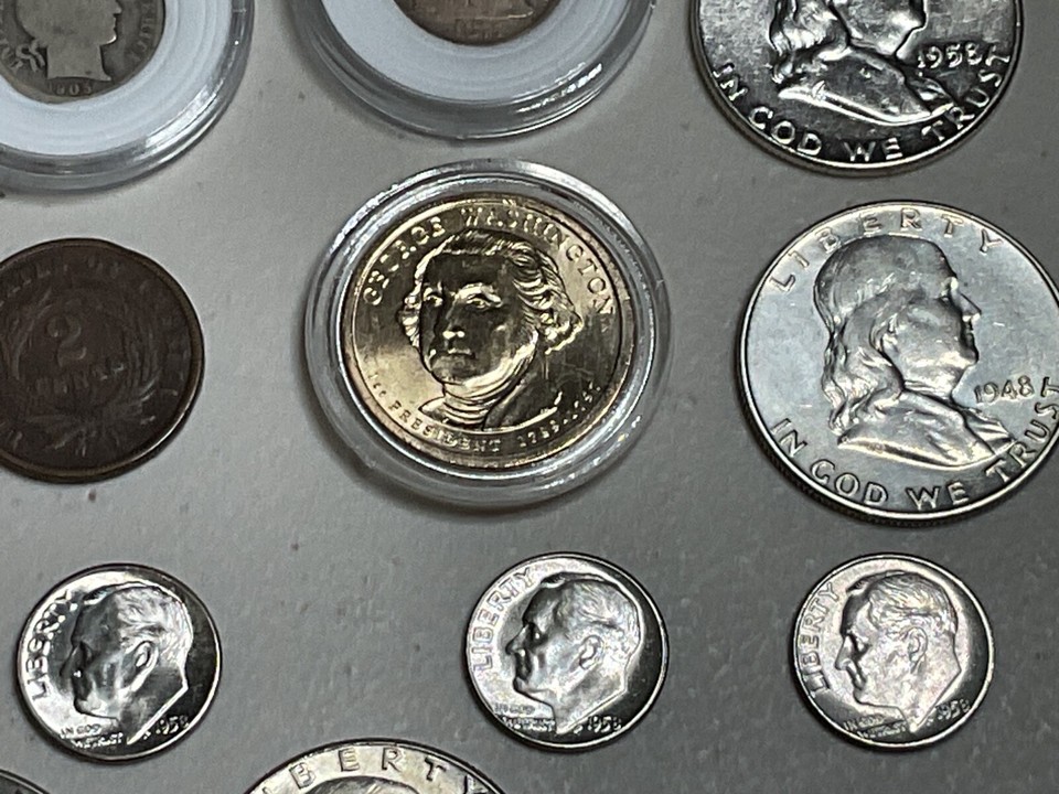 Old vintage Coin Sale/Mixed coin Lot/ SILVER/RARE COINS, very gradable ...