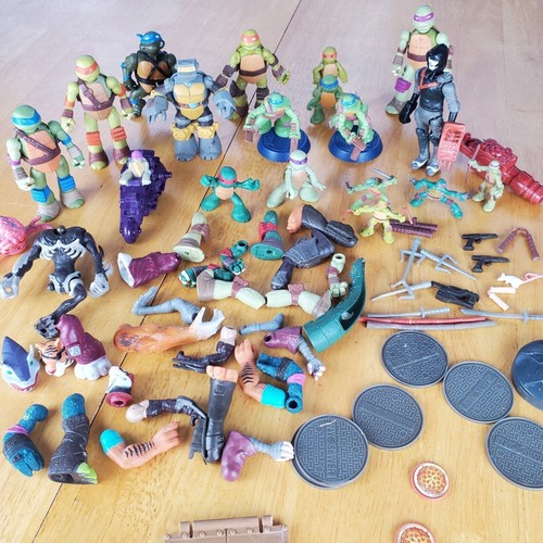 TMNT Teenage Mutant Ninja Turtles Figures & Accessories Large Lot 2012 ...