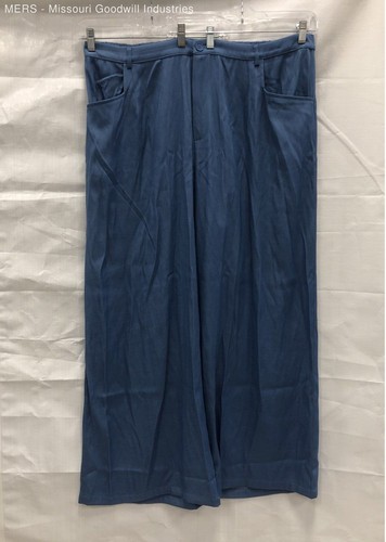 Red Dolls Wide-Leg Size 3X Women Blue Pants W/Pockets | eBay