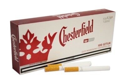 CHESTERFIELD RED Empty Filter Tubes King Size 5 Boxes of 100 (500ct ...