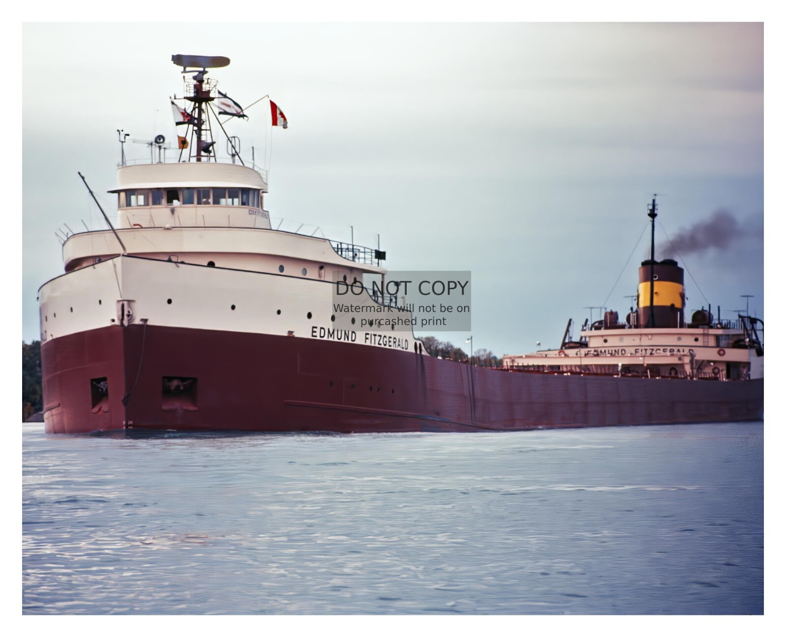 SS EDMUND FITZGERALD GREAT LAKES FREIGHTER SHIP ILL FATED SANK 8X10 ...