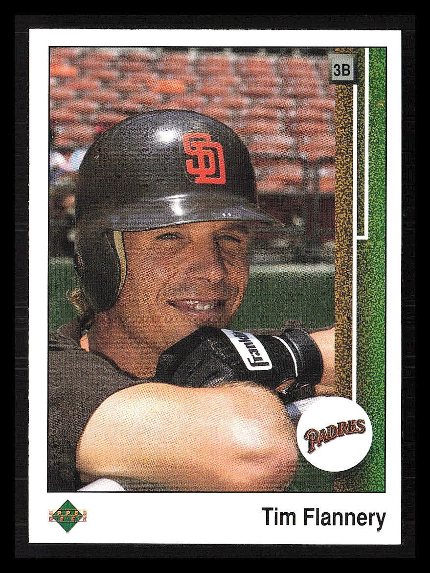 Tim Flannery 1989 Upper Deck #603 San Diego Padres | eBay