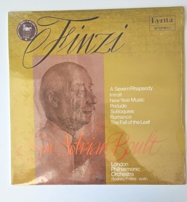 Sir Adrian Boult FINZI A Severn Rhapsody, Introit, Prelude - Lyrita LP ...
