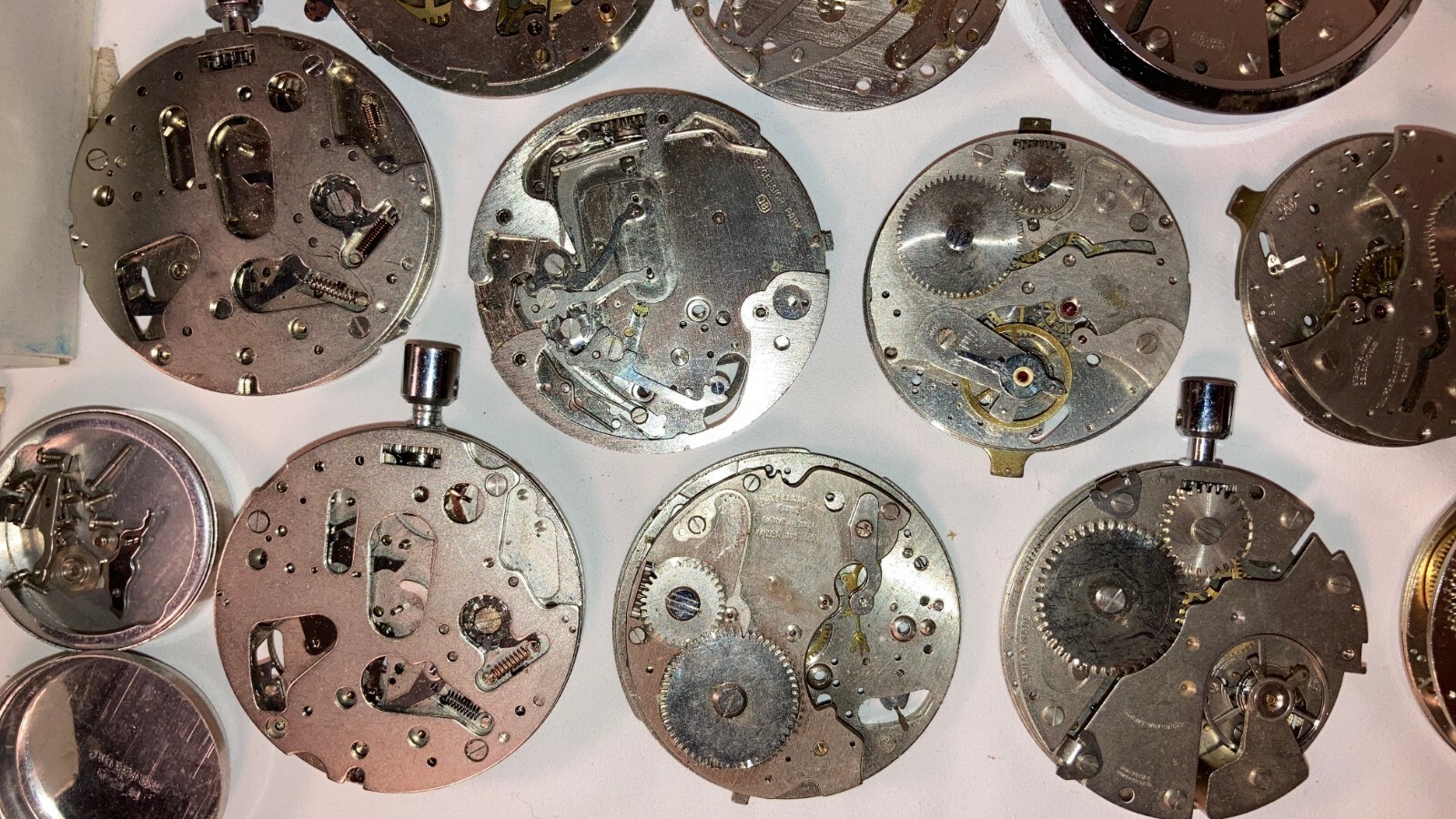 Lot Of Vintage Stopwatch Parts | eBay