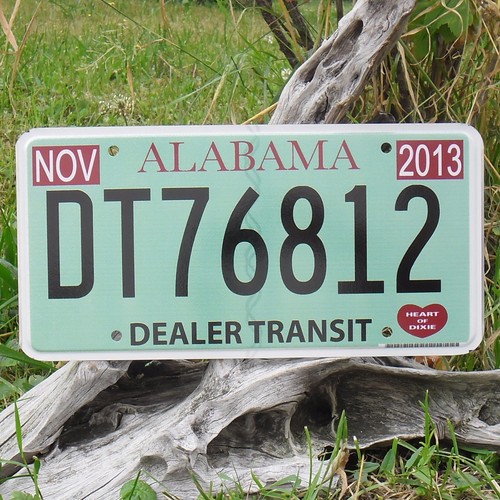 Original Matrícula Desde De Alabama (DT76812) License Plate Ee. Uu. | eBay