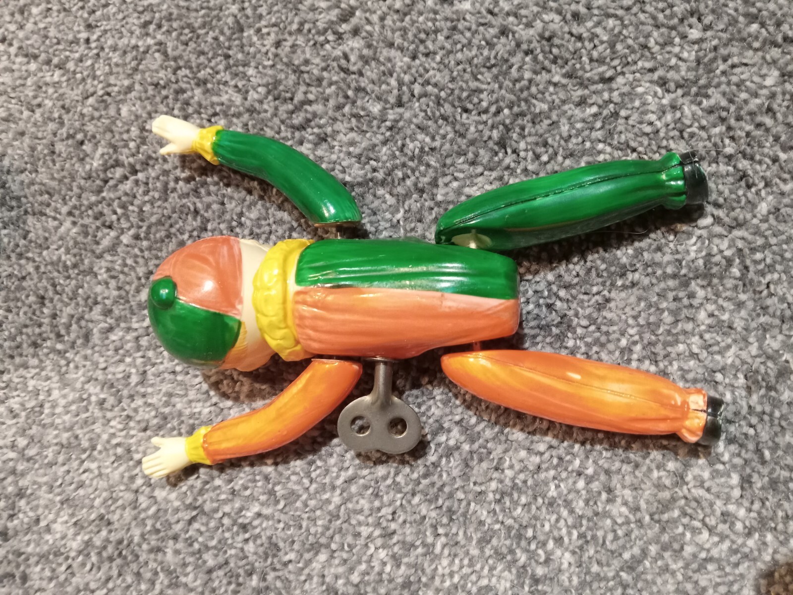 Vintage Wind-up Celluloid Tumbling Acrobat Clown With Original Box ...