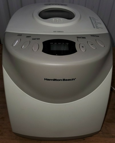 Hamilton Beach 29881 Type BM07 Digital Bread Machine, Bread Maker White ...