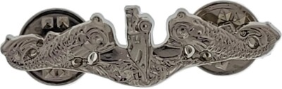 Mini Miniature Enlisted SILVER Submarine Warfare Badge Pin Insignia ...