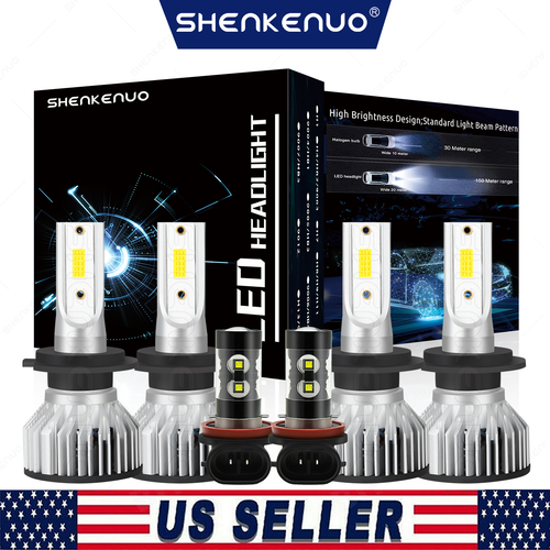 For Hyundai Genesis Coupe 2013-2016 6X LED Headlight Bulbs Kit Hi/Lo ...