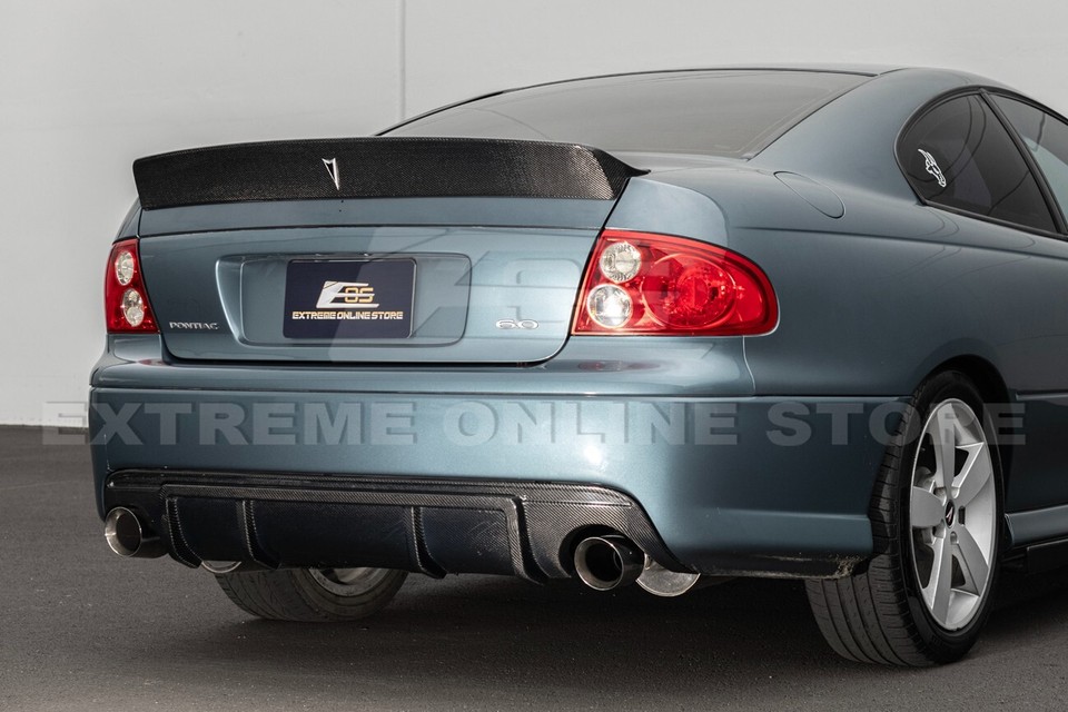 For 04-06 Pontiac GTO | GXP Style CARBON FIBER Replacement Rear Bumper ...