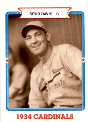 1987 TCMA 1934 St. Louis Cardinals Spud Davis St. Louis Cardinals #9 | eBay