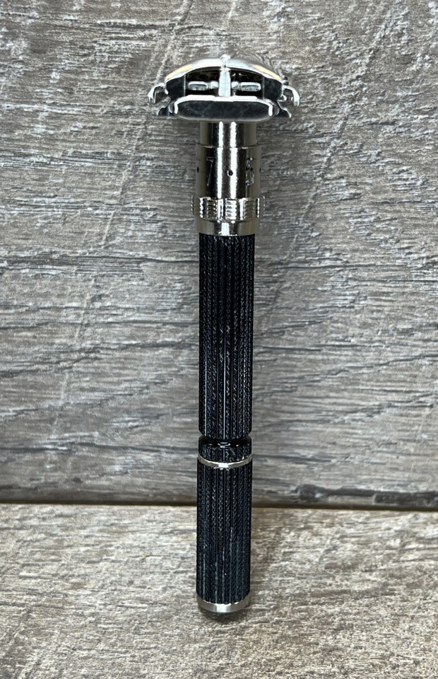 Vintage F1 Gillette Black Beauty Super Adjustable TTO Safety Razor ...